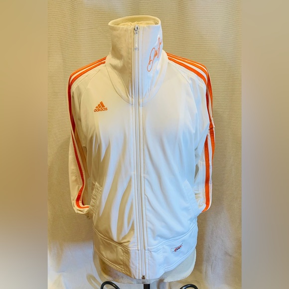 adidas | Jackets & Coats | Adidas Jacket Womens White Dale Earnhardt Jr ...